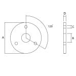 3 Hole Centre Discs for Roof Truss Applications - Sta Lok